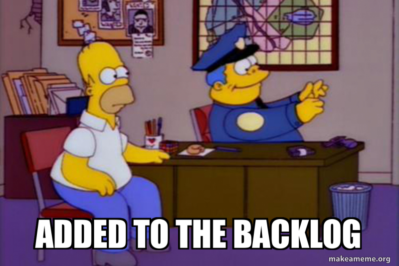 added to the backlog Meme Generator