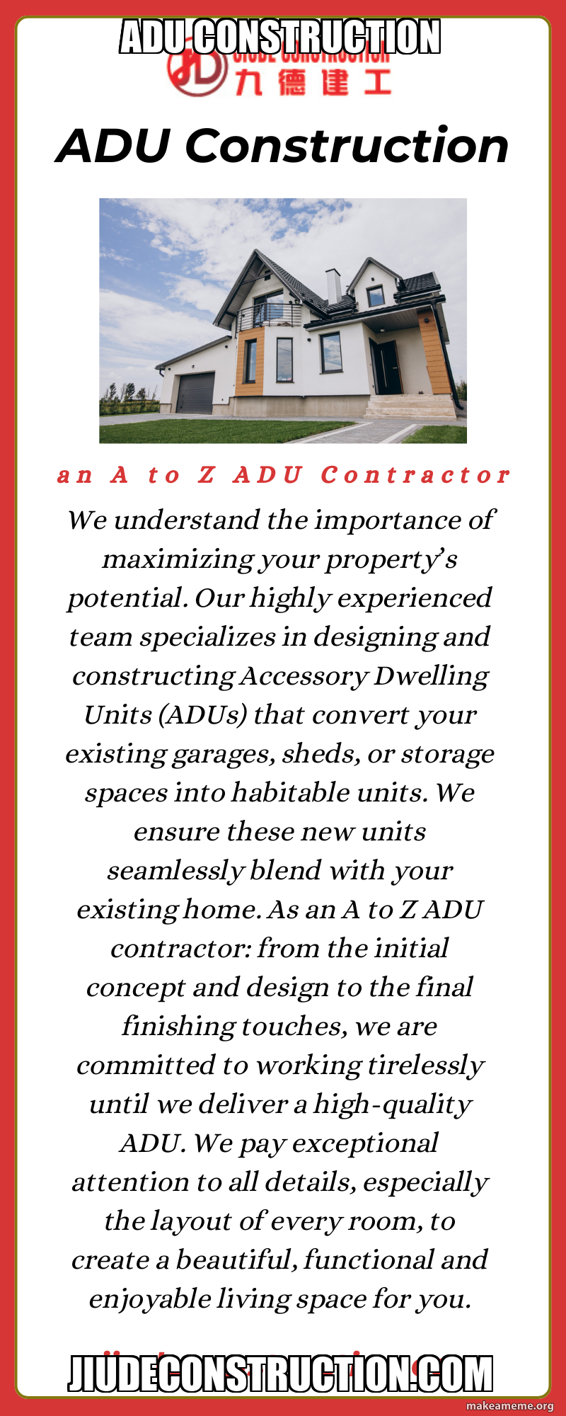 ADU Construction jiudeconstruction.com - Maximize your propertyâ s ...