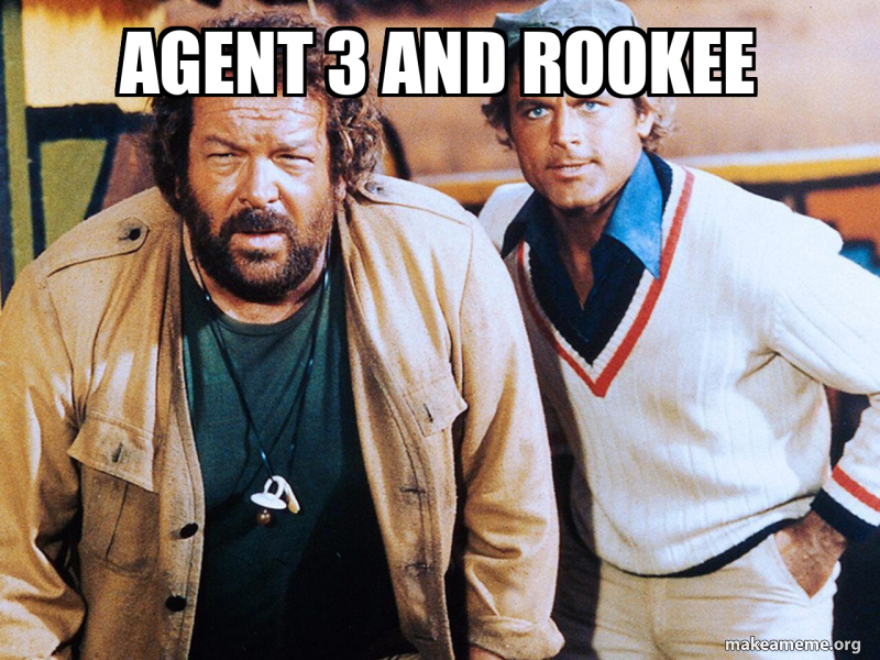 Agent 3 AND Rookee Meme Generator