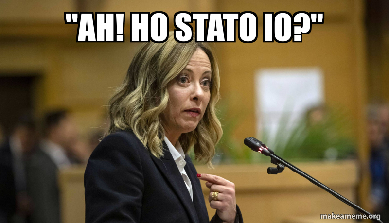 "ah! ho stato io?" Meme Generator