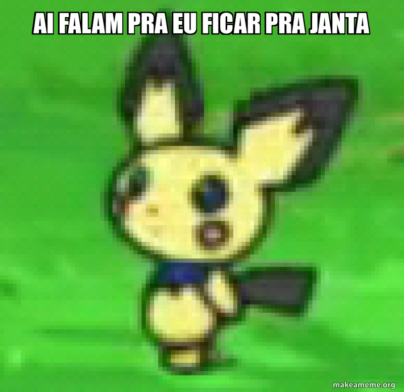 ai falam pra eu ficar pra janta Meme Generator