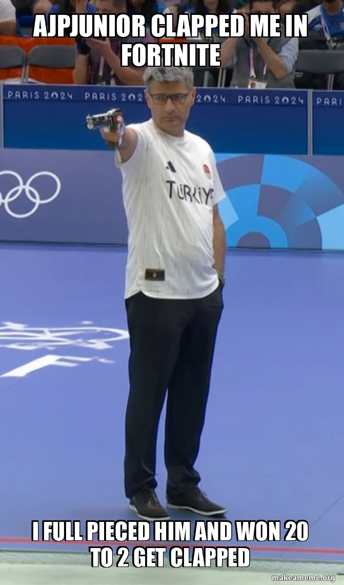 AJPJUNIOR clapped me in fortnite I full pieced him and won 20 to 2 get ...