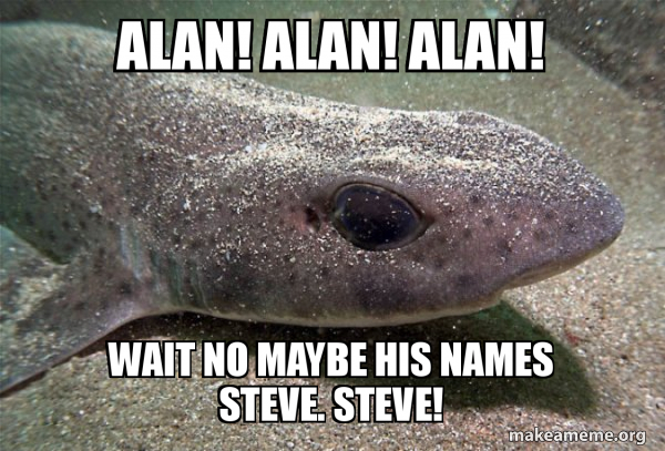 Alan! Alan! Alan! wait no maybe his names steve. Steve! - Dirty Joke ...