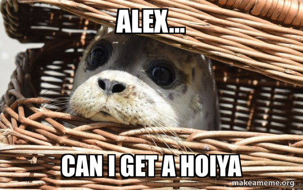 Alex... can i get a hoiya - Impending Doom Seal Meme Generator
