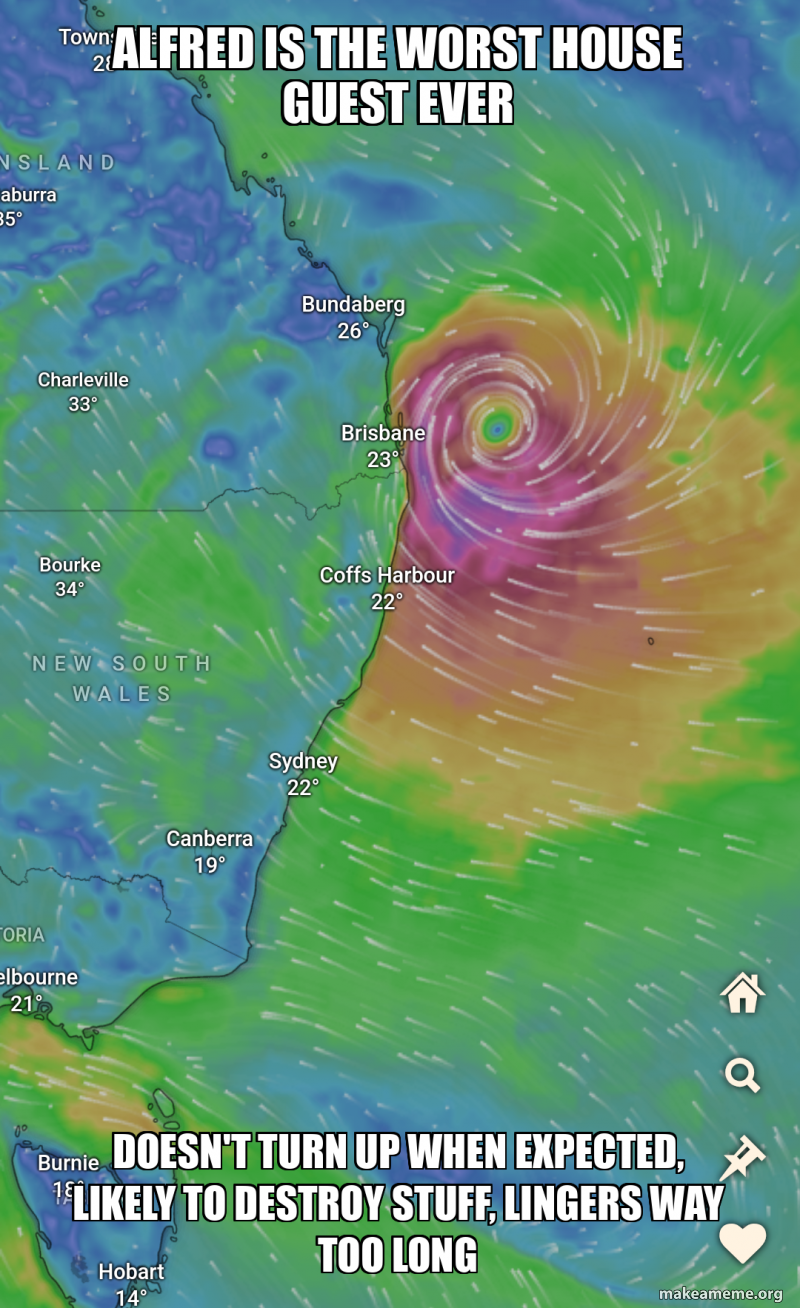 Alfred is the worst house guest ever Doesn't turn up when expected ...