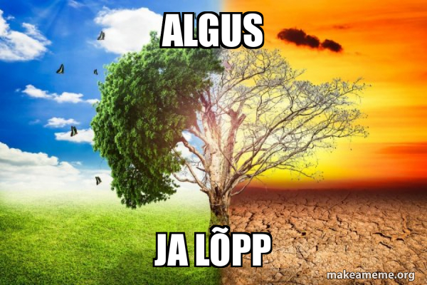 Algus ja lÃµpp - Climate Change / Global Warming Meme Generator