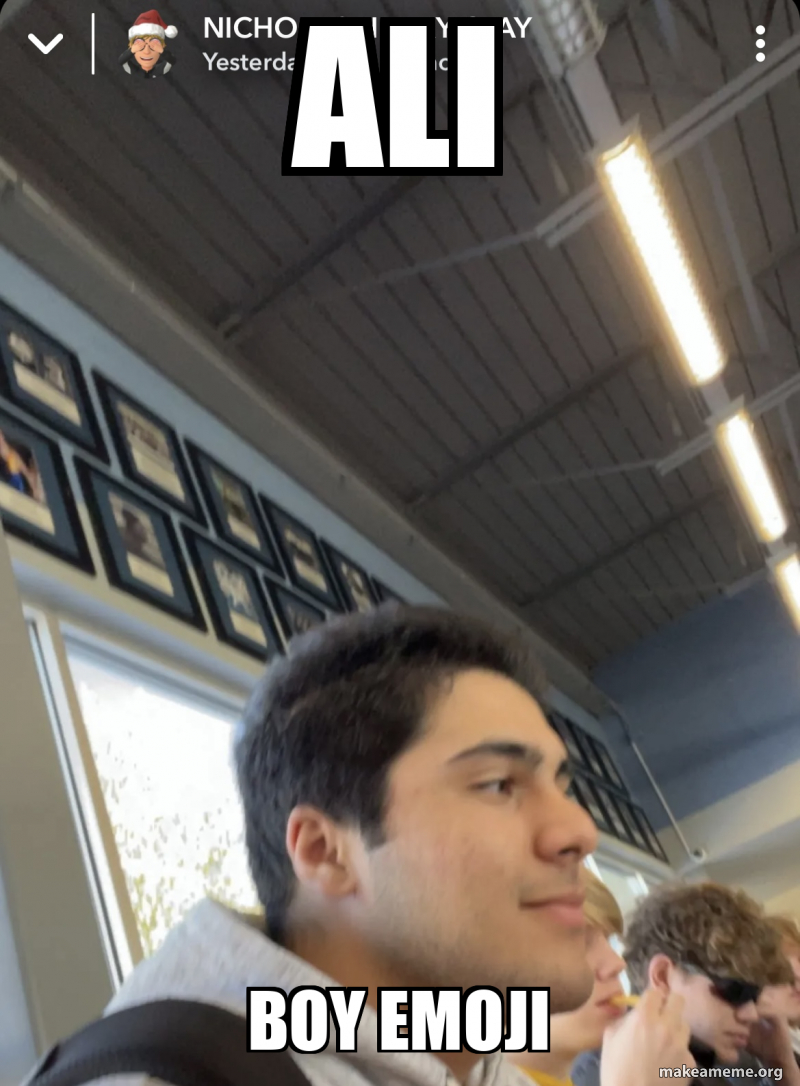 ali boy emoji Meme Generator