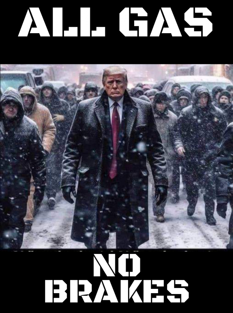 All gas No brakes Meme Generator