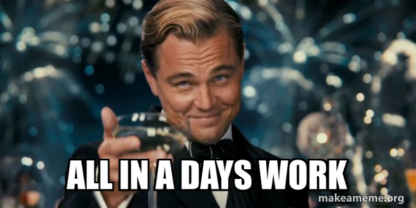 All In a Days work - Great Gatsby Reaction - Leonardo DiCaprio Toast ...