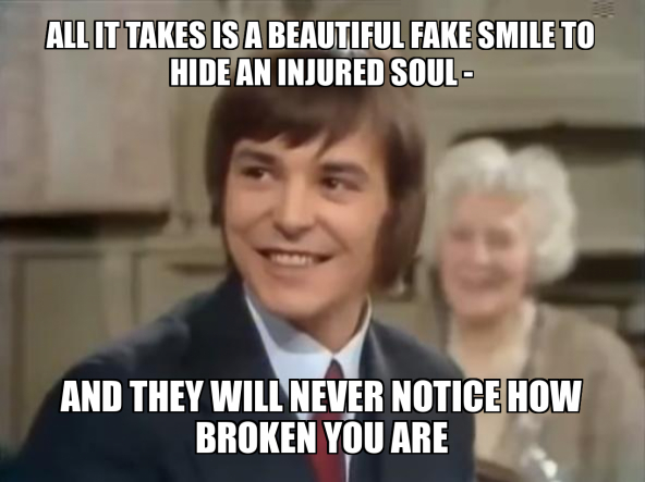 all it takes is a beautiful fake smile to hide an injured soul - and ...