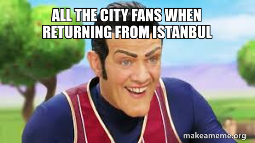 All the city fans when returning from istanbul Meme Generator