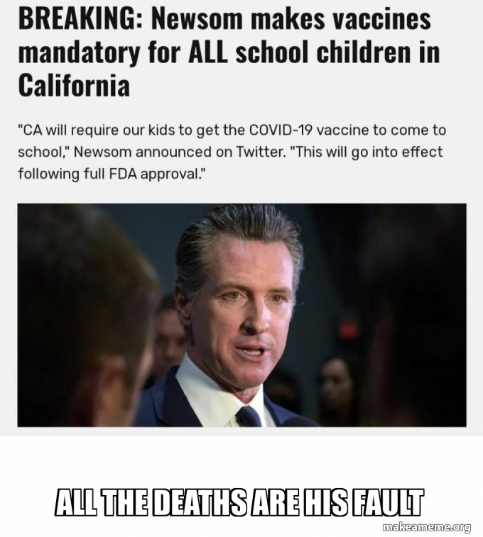 ALL THE DEATHS ARE HIS FAULT Meme Generator