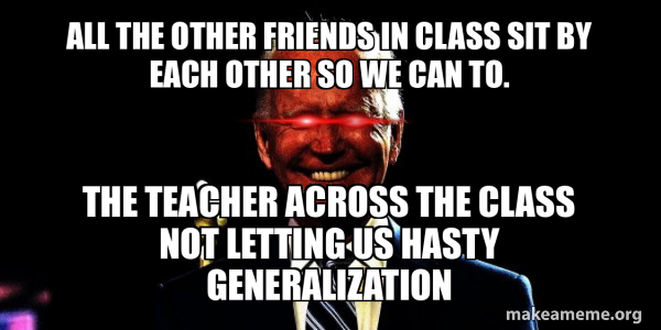 all the other friends in class sit by each other so we can to. the ...