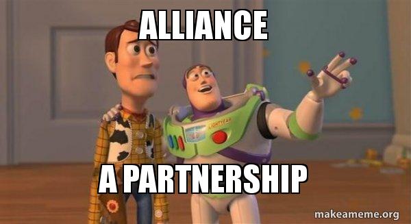 Alliance A partnership - Buzz and Woody (Toy Story) Meme Meme Generator