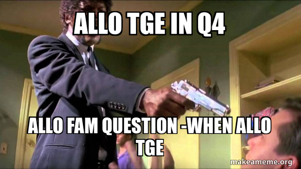 Allo tge in q4 Allo fam question -when allo tge - Samuel L. Jackson Say ...
