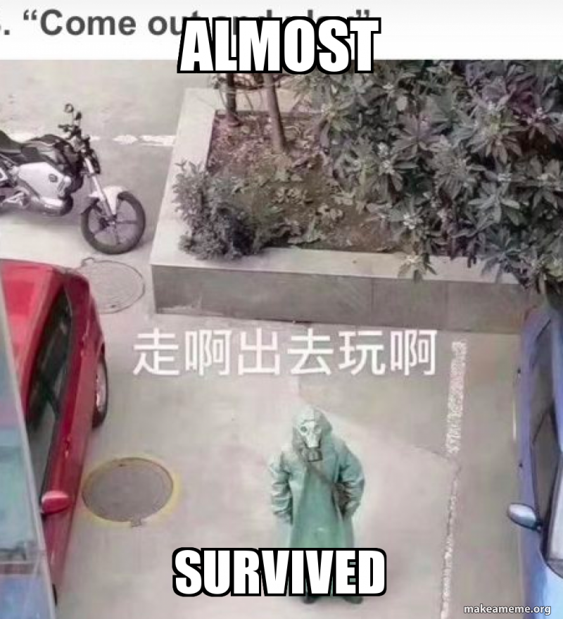 Almost Survived - Almost survived Meme Generator