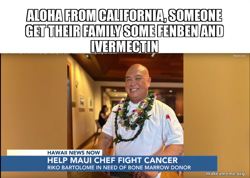 ALOHA FROM CALIFORNIA, someone get their family some FENBEN and ...