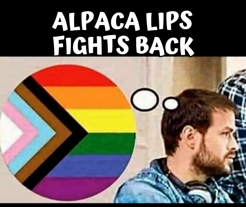 Alpaca lips fights back Meme Generator