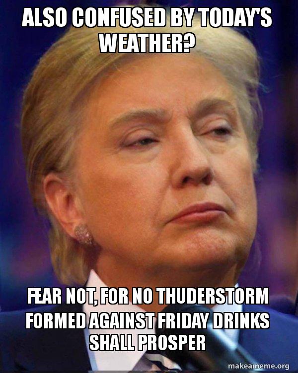 Also confused by today's weather? Fear not, for no thuderstorm formed ...