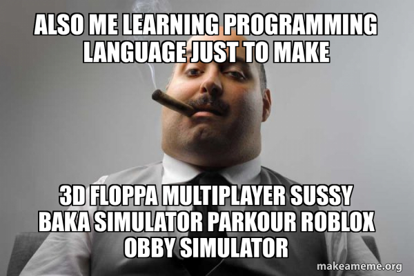 also me learning programming language just to make 3d floppa ...