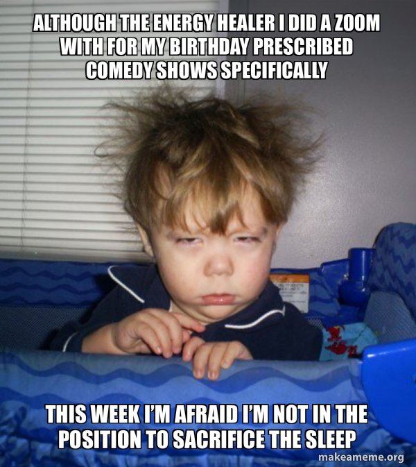 Although the energy healer I did a Zoom with for my birthday prescribed ...