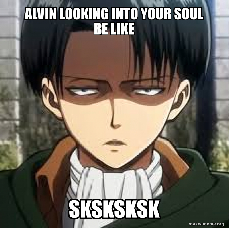 alvin looking into your soul be like sksksksk Meme Generator