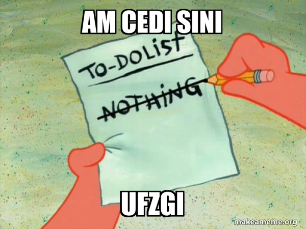 Am cedi sini Ufzgi - TO-DO List Meme Generator