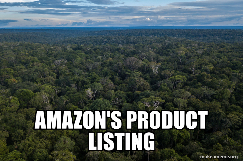 Amazon's product Listing Meme Generator