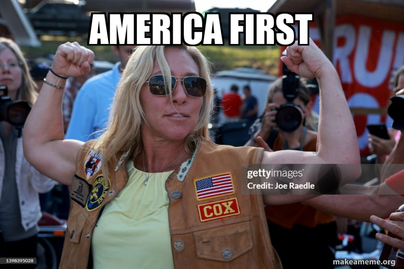 AMERICA FIRST Meme Generator