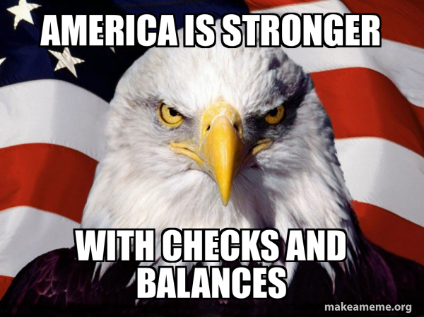 America is Stronger With Checks And Balances - American Pride Eagle ...
