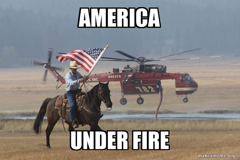 america under fire Meme Generator