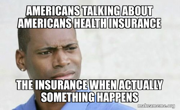 Americans talking about Americans Health insurance The insurance when ...