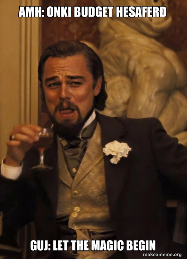 AMH: Onki budget hesaferð GUJ: Let the magic begin - Leonardo DiCaprio ...