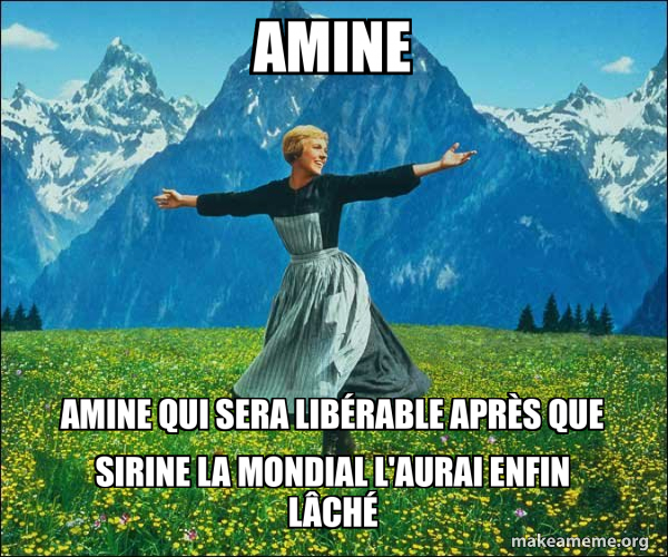 amine amine qui sera libérable après que sirine la mondial l'aurai ...