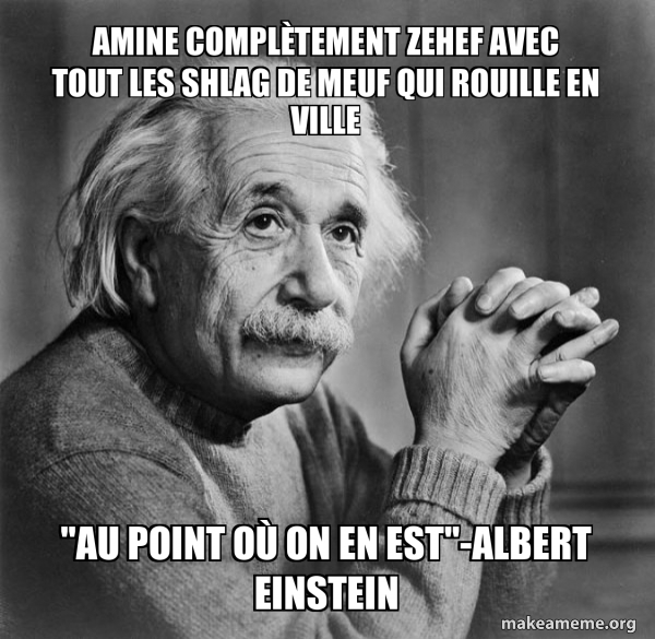 amine complètement zehef avec tout les shlag de meuf qui rouille en ...