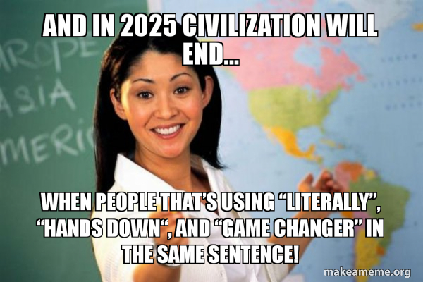 And in 2025 civilization will end... When people thatâ€™s using â ...