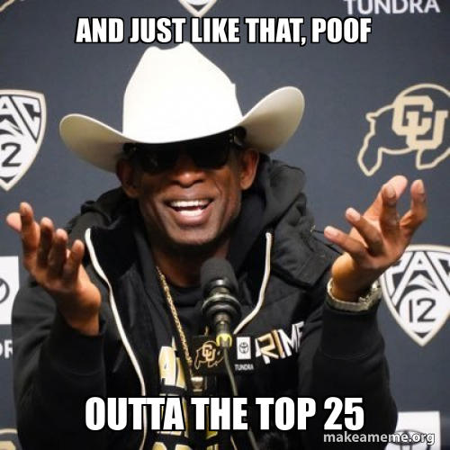 And just like that, poof Outta the top 25 Meme Generator
