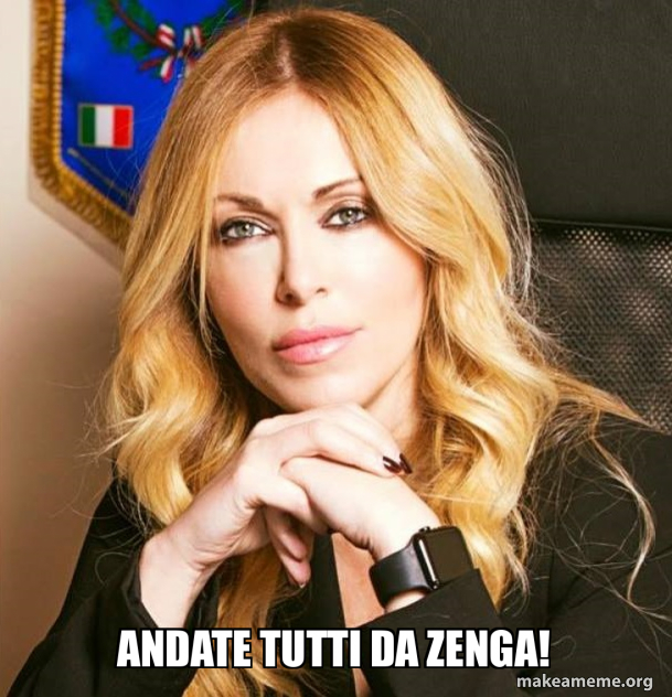 Andate tutti da ZENGA! Meme Generator