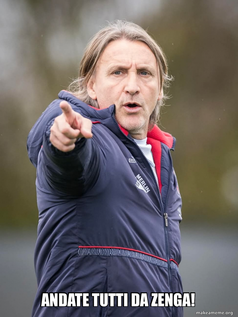 Andate tutti da ZENGA! Meme Generator
