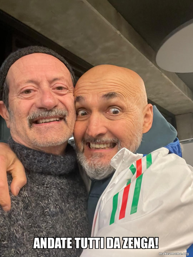 Andate tutti da ZENGA! Meme Generator
