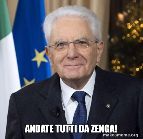 Andate tutti da ZENGA! Meme Generator