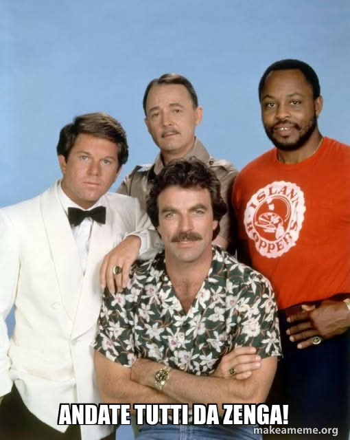 Andate tutti da ZENGA! Meme Generator