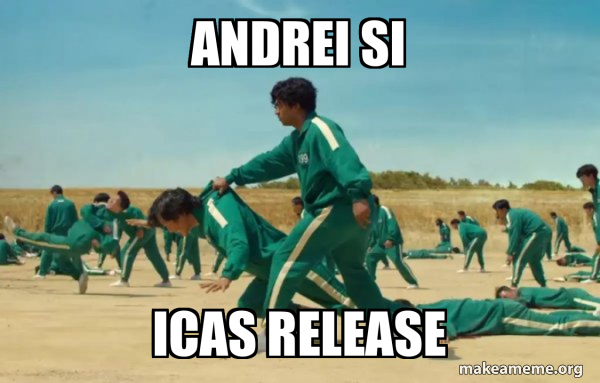 ANdrei si icas release - Squid Game Ali Holding Seong Meme Generator