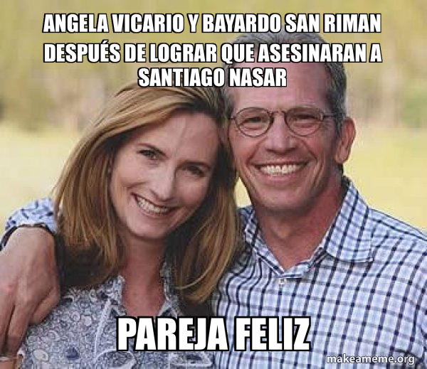 Angela Vicario y Bayardo San Riman después de lograr que asesinaran a ...