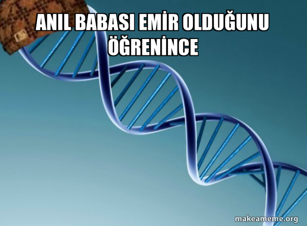 ANIL BABASI EMİR OLDUĞUNU ÖĞRENİNCE - Scumbag Genetics Meme Generator