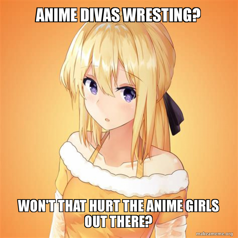Anime Divas Wresting? Won't That hurt the anime girls out there ...