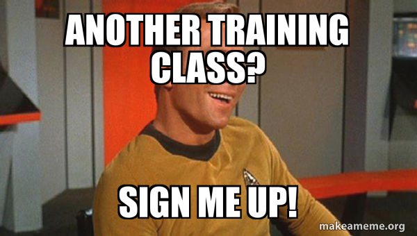 Another Training Class? SIGN ME UP! - Ridiculously Photogenic Starship ...
