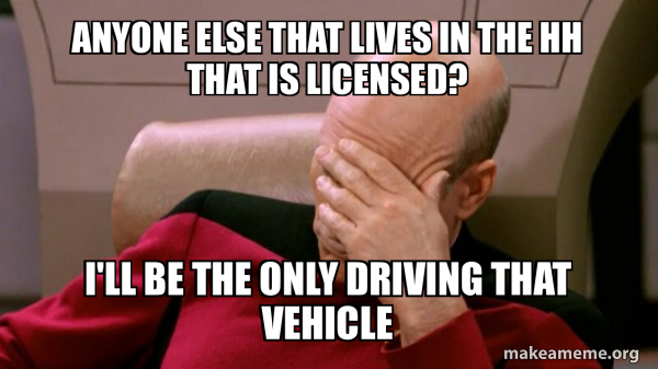 Anyone else that lives in the HH that is licensed? I'll be the only ...