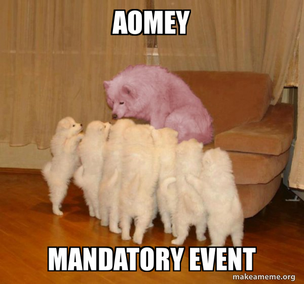 Aomey Mandatory Event - Malicious Storytelling Dog Meme Generator