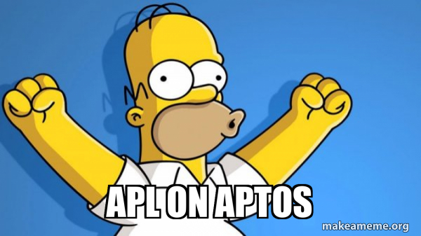 APL ON APTOS - Happy Homer Meme Generator